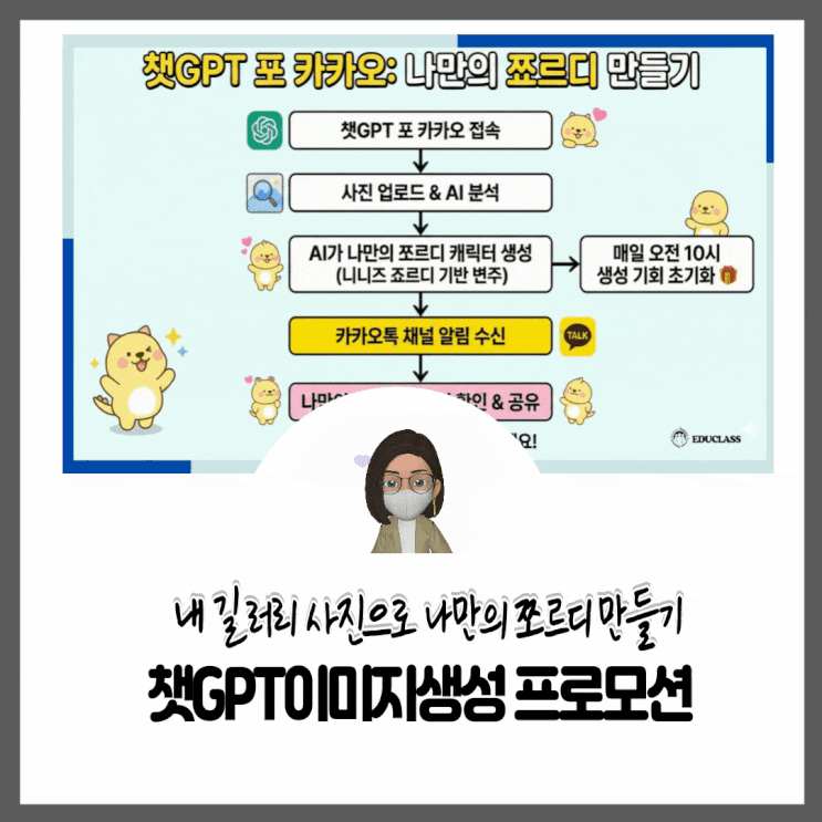 카카오 챗GPT로 '나만의 쬬르디' AI 캐릭터 만들기 : 네이버 블로그