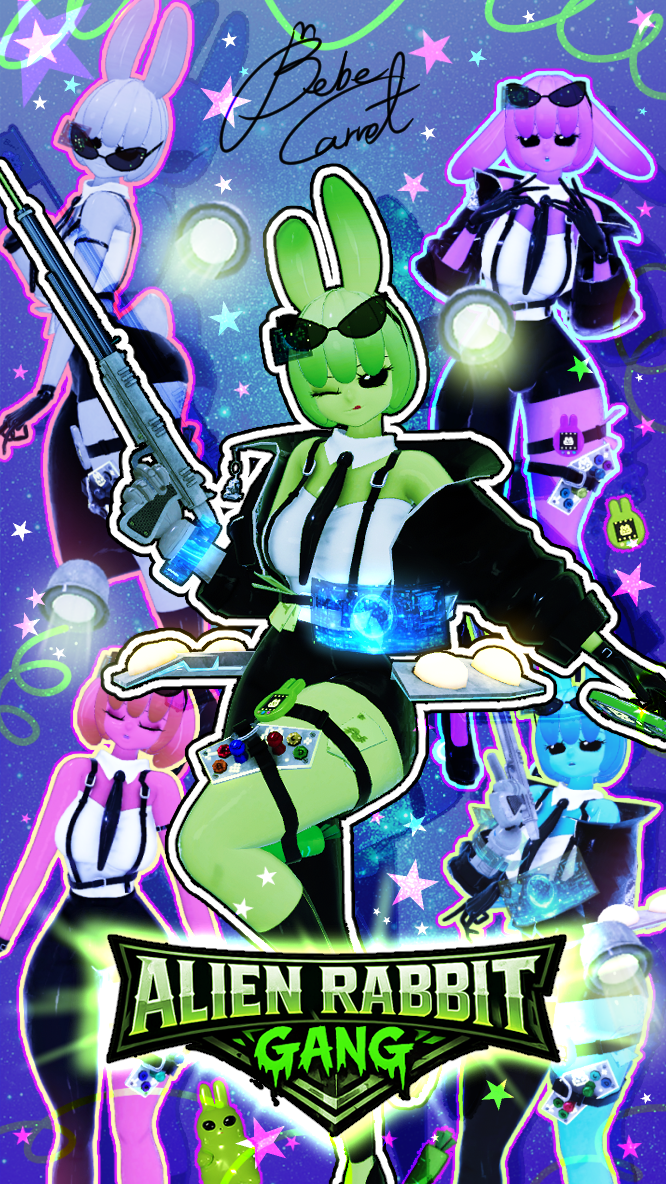 Alien Rabbit Gang | 3D 아바타 | 버튜버 캐릭터 : 네이버 블로그