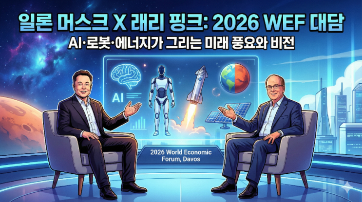 [2026 WEF] "로봇이 인간보다 많아지는 시대" 일론 머스크가 예고한 새로운 일상 : 네이버 블로그