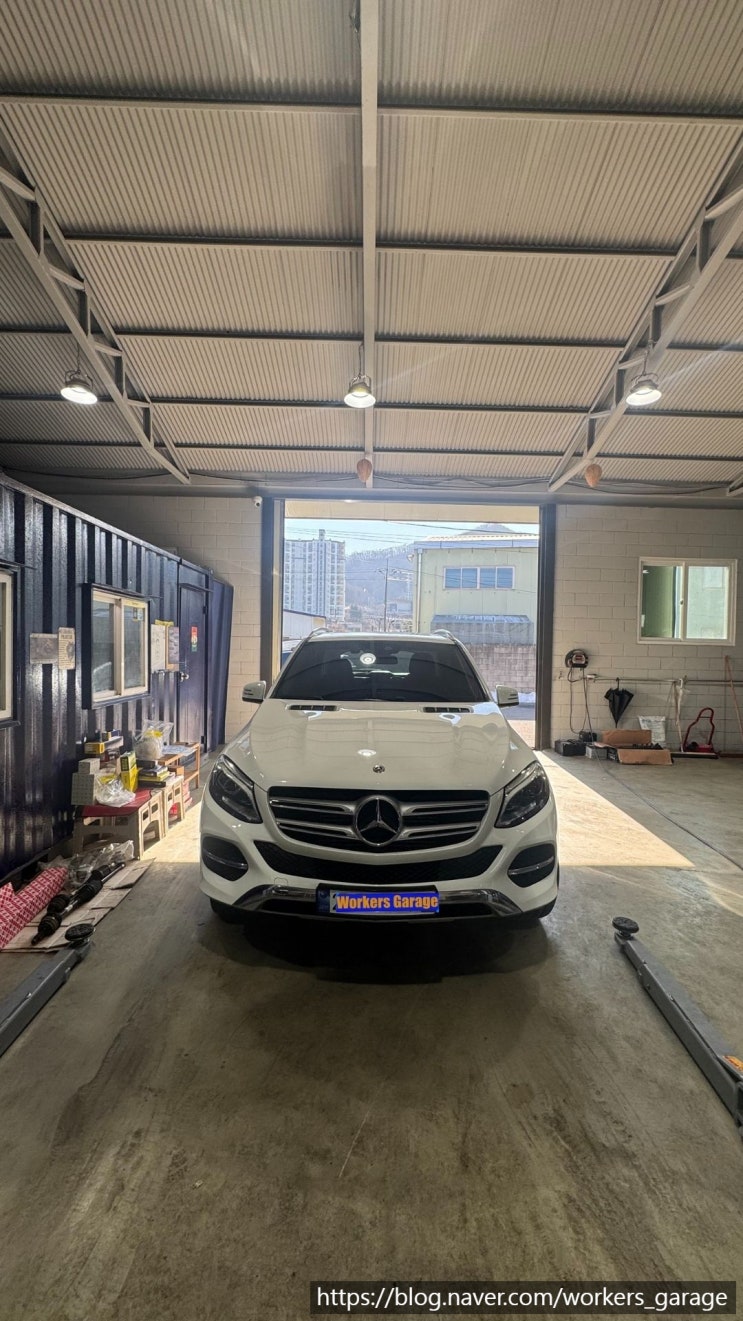 경기도 광주 수입차정비 ｜벤츠GLE 350D 앞 좌.우 브레이크패드&디스크 교환 작업기 : 네이버 블로그