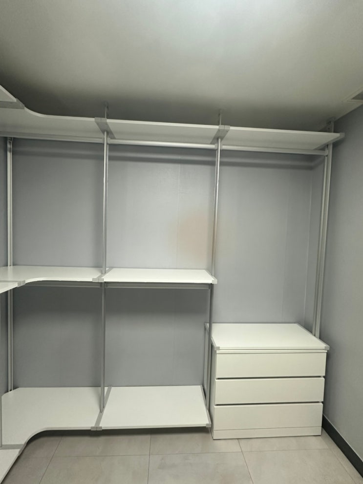 대전 드레스룸 시스템 행거 및 시스템 선반 설치 후기 : 네이버 블로그