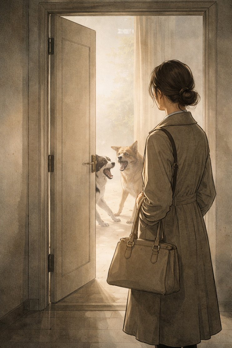 닫힌 문과 핸드백 : 네이버 블로그