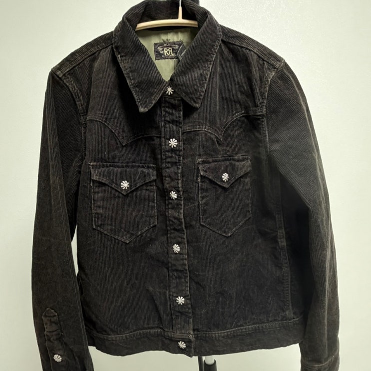 RRL WOMEN 코듀로이 콘쵸 자켓 / 블랙 셀비지 진 : 네이버 블로그