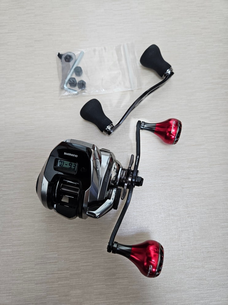 시마노 염월 프리미엄 베이트릴 핸들 교체 : 네이버 블로그