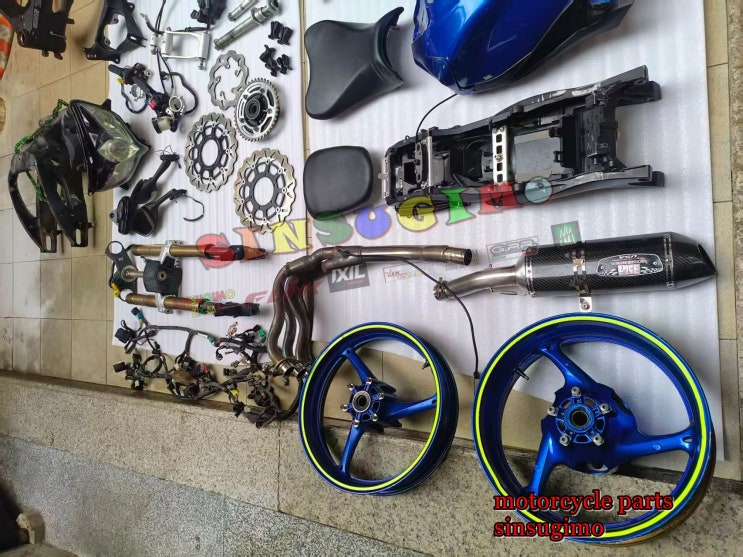 Suzuki gsxr600 750 2008-2010 /K8 각개분해 /수입 모터싸이클 중고부속 전문샵 : 네이버 블로그