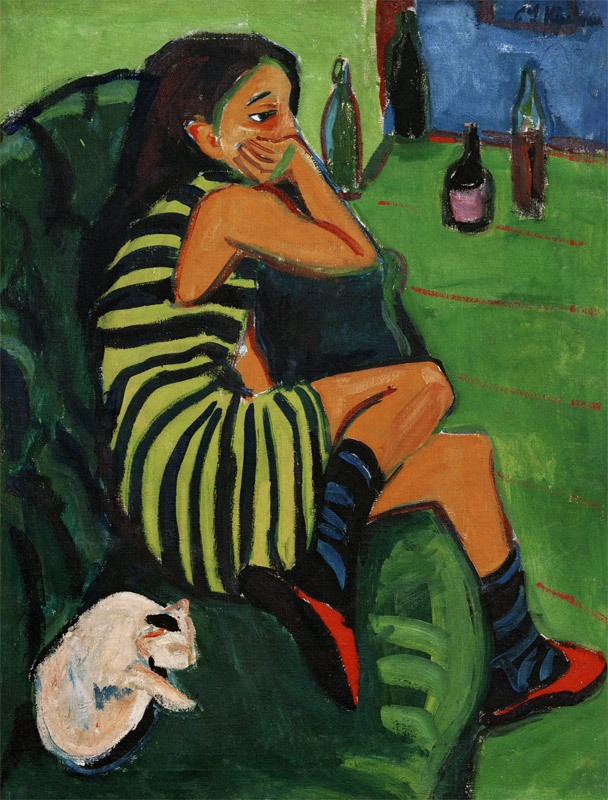 에른스트 루트비히 키르히너(Ernst Ludwig Kirchner,1880년~1938년,독일 아사펜부르크 출생,브뤼케 예술가 ...