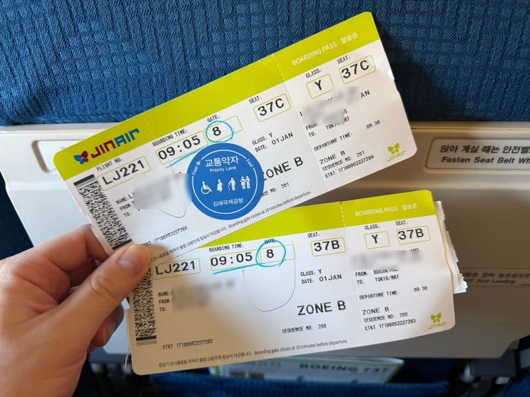 [태교여행2탄 도쿄1] 김해공항 교통약자 우선검색대, 나리타공항 교통약자 수속 및 JINAIR LJ221(컨디션 좋은 29주차 ...