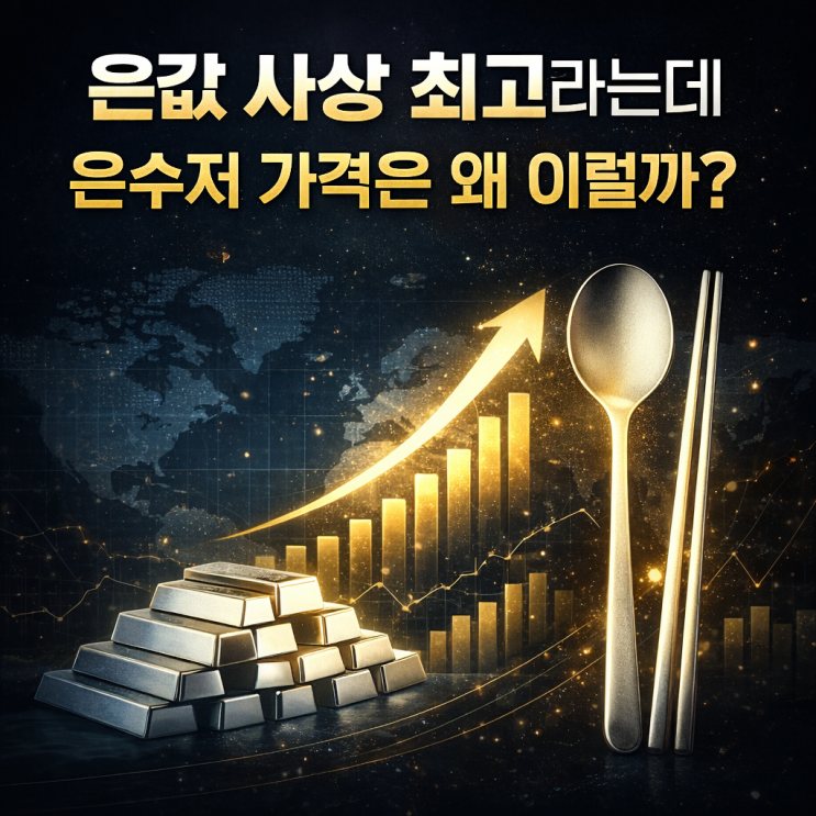은시세는 사상 최고인데, 은수저 가격은 왜 체감이 안 될까? : 네이버 블로그