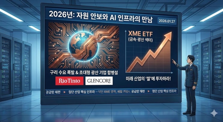 미국 금속·광산 ETF XME 완벽 정리: 구성 종목, 배당금, 2026년 투자 포인트 : 네이버 블로그
