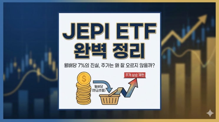 JEPI ETF 완벽 정리, 월배당 7퍼센트의 진실과 주가가 오르지 않는 이유 : 네이버 블로그