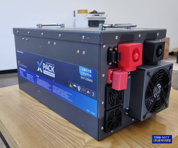 [엑스팩-화물차용인산철배터리팩(일체형)/24V 230Ah][ XPack-T24/230_일체형]_실차 장착 (26.01.28.광주 ...