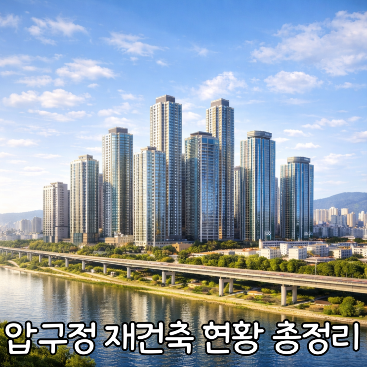 압구정 시공사 선정 일정, 구역별 위치도, 재건축 추진 현황 총정리 : 네이버 블로그