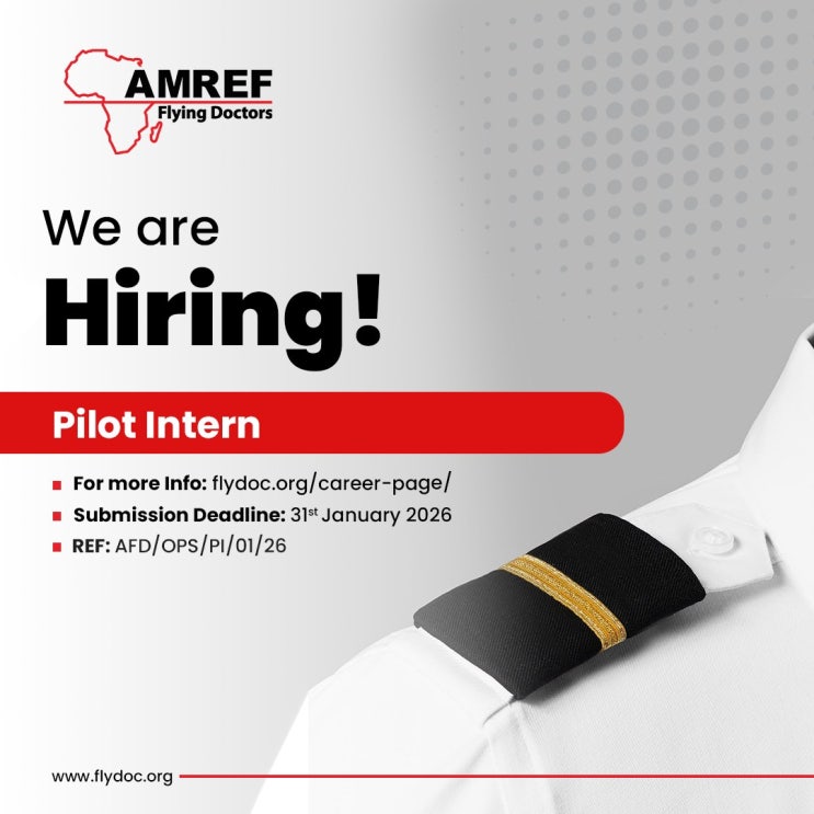 AMREF Flying Doctors] 2026년 파일럿 인턴 채용 : 네이버 블로그
