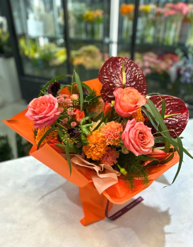 환영꽃다발-[블룸앤그린] 용산꽃집 신용산꽃집 한강로꽃집 남영역꽃집 문배동꽃집 원효로꽃집 숙대꽃집 삼각지꽃집 공덕꽃집 서울역꽃집 ...