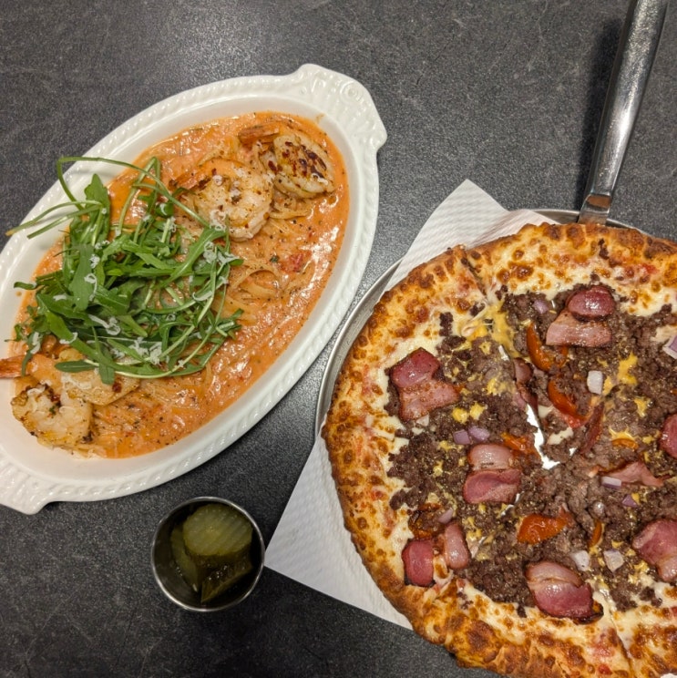 대전 관평동파스타 피자 맛집 드로잉레시피 : 네이버 블로그