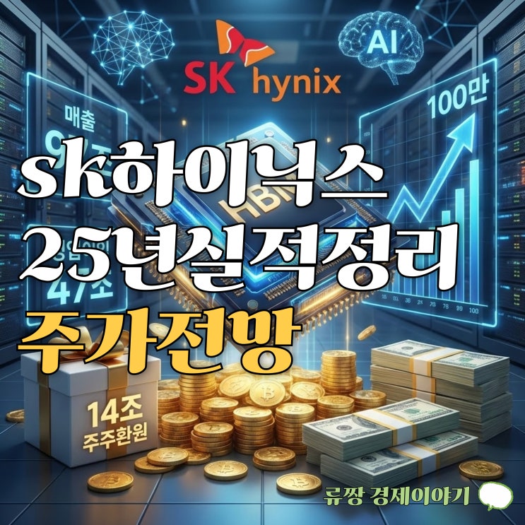 SK하이닉스 역대 최대 실적 경신 결산 배당금과 향후 밸류에이션 2026년 주가 전망 : 네이버 블로그