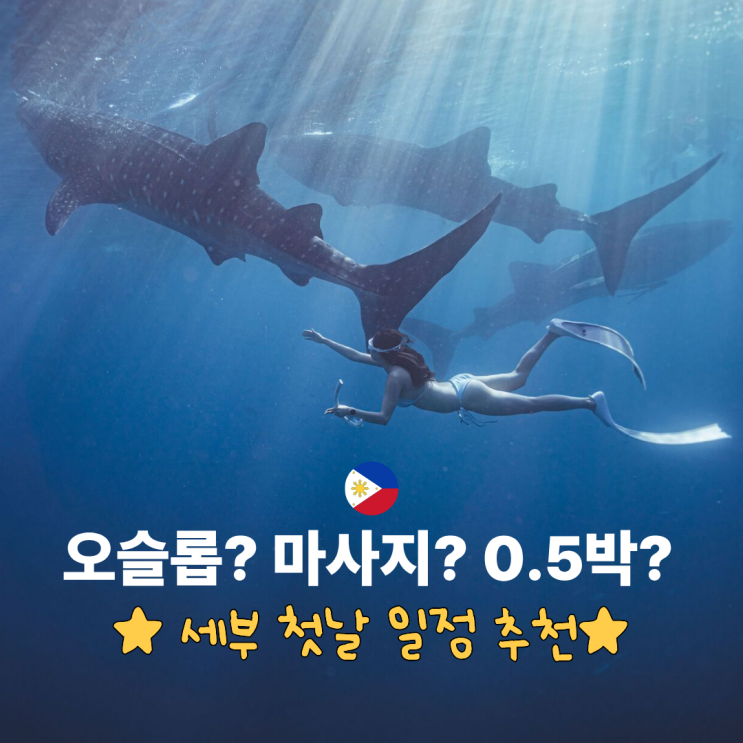 세부 도착해서 뭐하지? 첫날 일정 추천 3가지 (오슬롭투어·마사지·0.5박 숙소) : 네이버 블로그