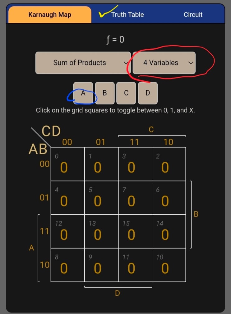 Karnaugh Map Solver 사용법 : 네이버 블로그