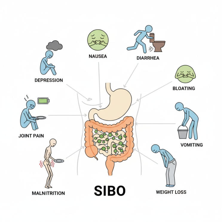 SIBO 소장세균과다증식 과민성대장 만성장염 : 네이버 블로그