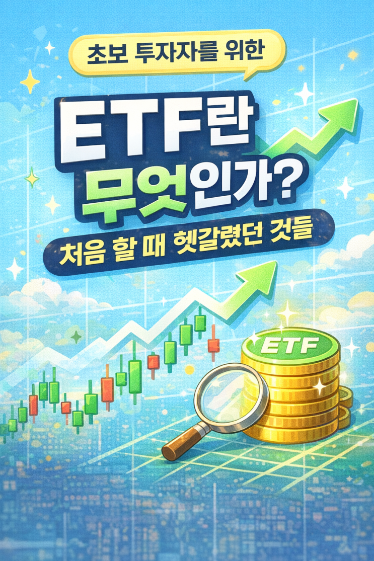 주식 ETF란 무엇인가? 처음 시작할 때 꼭 알아야 할 기본 정리 : 네이버 블로그