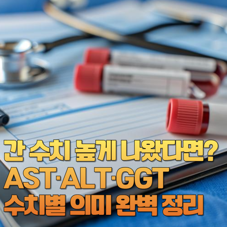 간 수치 높게 나왔다면? AST·ALT·GGT 수치별 의미 완벽 정리 : 네이버 블로그