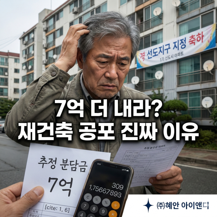 1기 신도시 재건축, 분담금 7억의 진실 : 네이버 블로그