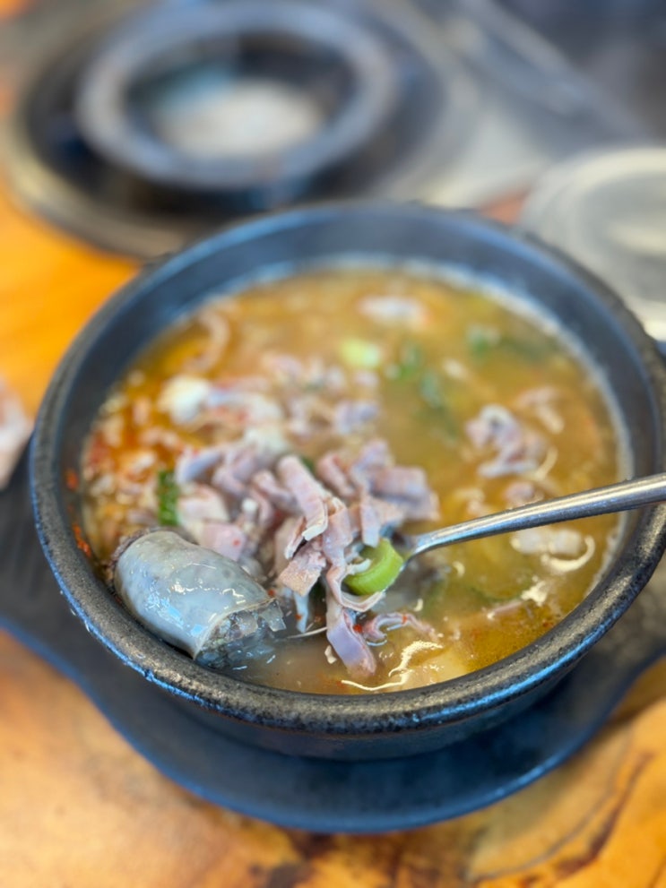 대전 농민 순대, 대전 3대 순댓국 순대국밥 추천, 주차 : 네이버 블로그