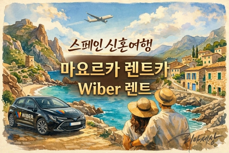 스페인 신혼여행 | Wiber 위버 마요르카 렌트카 필수숙지사항 및 할인쿠폰 예약방법 : 네이버 블로그