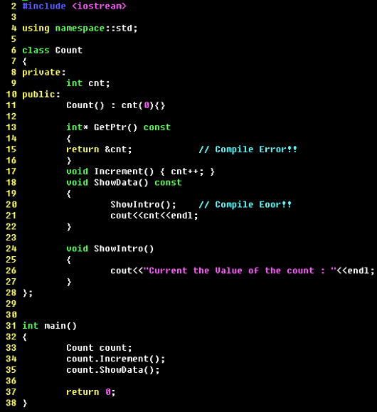 C++ Const : 네이버 블로그