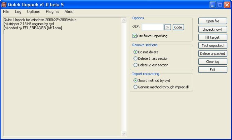 Quick Unpack v1.0 beta 5 : 네이버 블로그