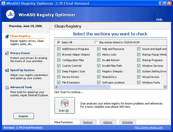 WinASO Registry Optimizer v2.8 : 네이버 블로그