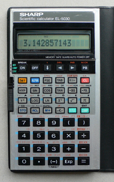 SHARP EL-5030 : 네이버 블로그