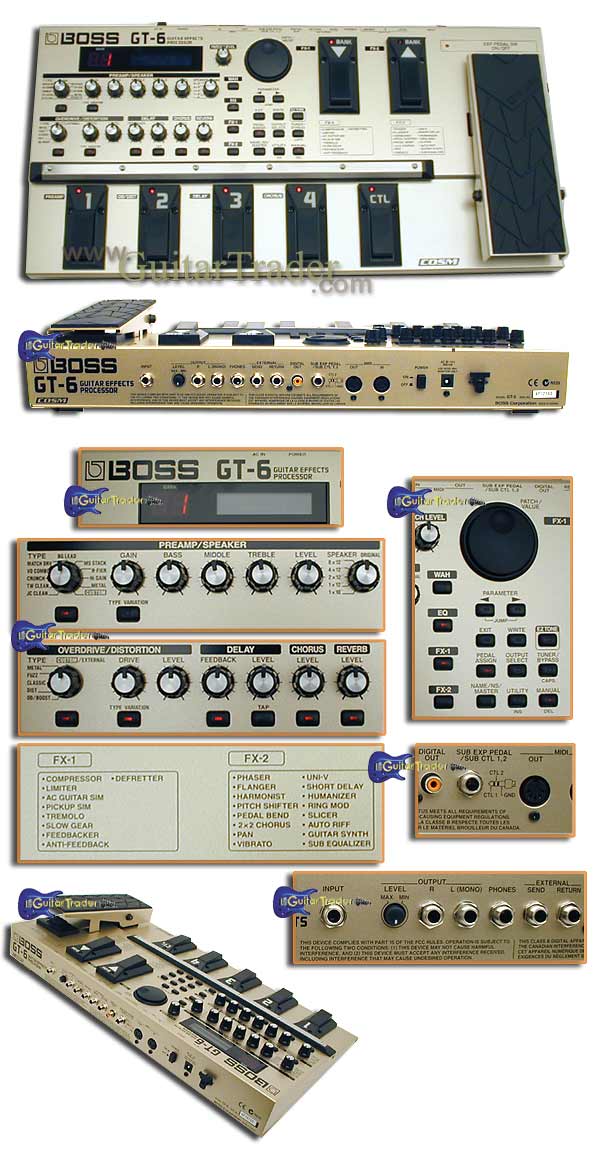 BOSS GT-6 Guitar Effects Processor : 네이버 블로그