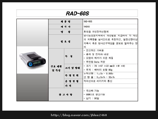 RAD-60S : 네이버 블로그
