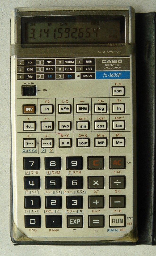 CASIO fx-3600P 계산기 : 네이버 블로그