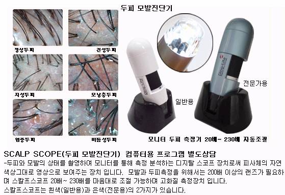 SCALP SCOPE[두피모발측정 현미경]두피진단현미경 : 네이버 블로그