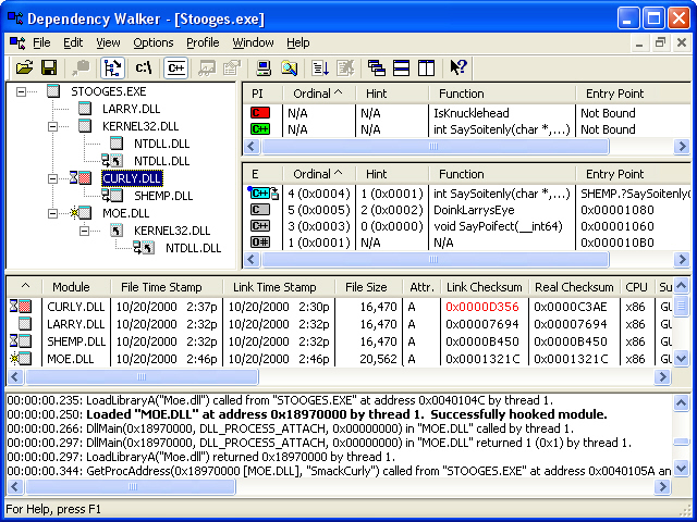 Dependency Walker - dll view : 네이버 블로그