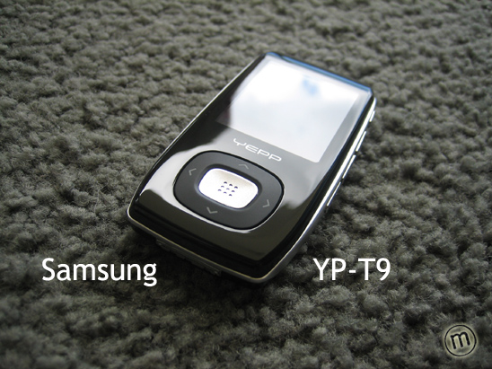 삼성 MP3 플레이어 "YP-T9" _ 외형 : 네이버 블로그