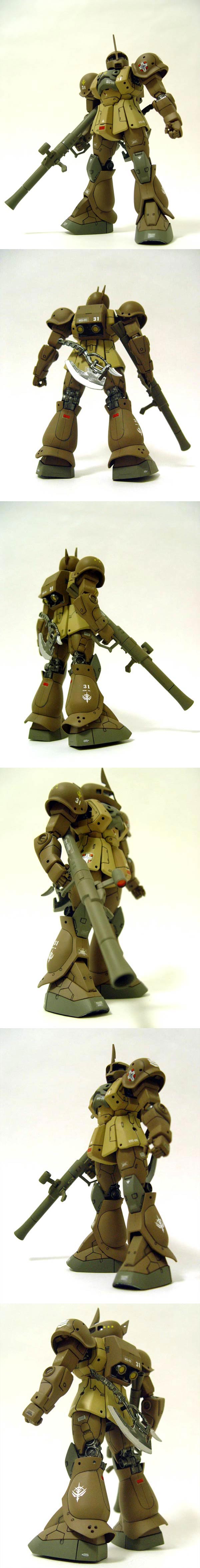 (MG) MS-05B Zaku-1 (Ramba Ral's) - Derert Type : 네이버 블로그