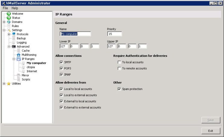 PHP에서 메일보내기 (hMailServer 사용) : 네이버 블로그