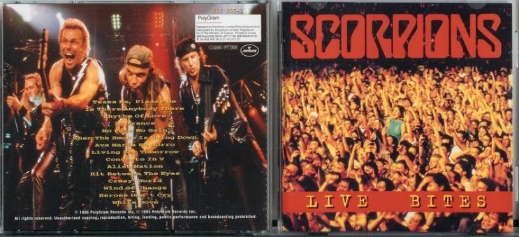Scorpions - Live Bites : 네이버 블로그