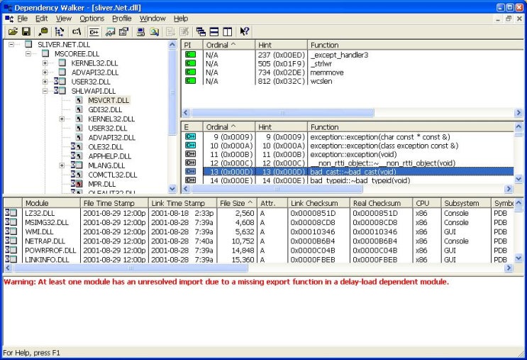 Dependency Walker : 네이버 블로그