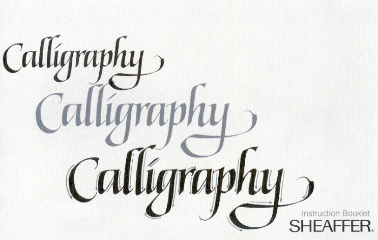 SHEAFFER Calligraphy (1) : 네이버 블로그