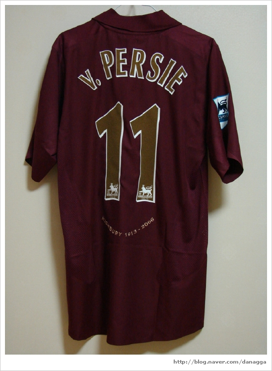 0506 Arsenal home shirt (Highbury) - V. PERSIE : 네이버 블로그