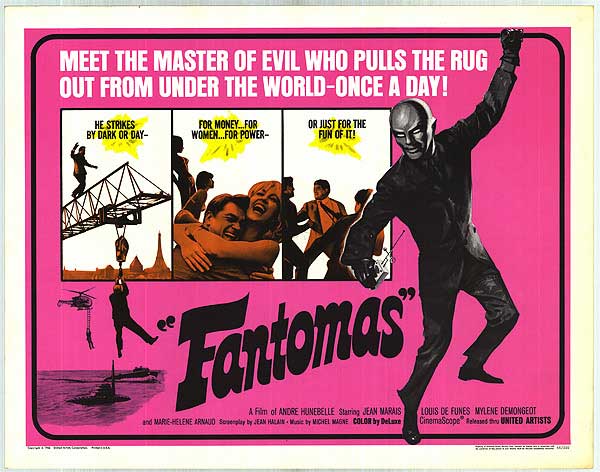 변실술의 귀재, 악당 FANTOMAS 1964 : 네이버 블로그