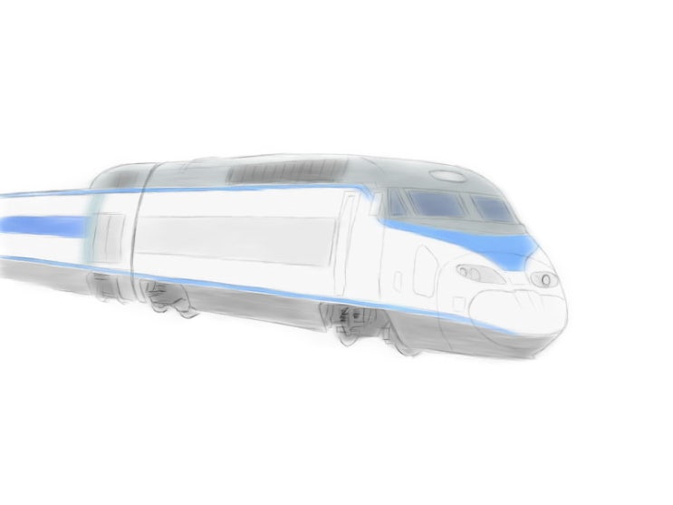 KTX 그리기.. : 네이버 블로그