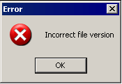 "Incorrect file version" 이 에러의 정체는? : 네이버 블로그