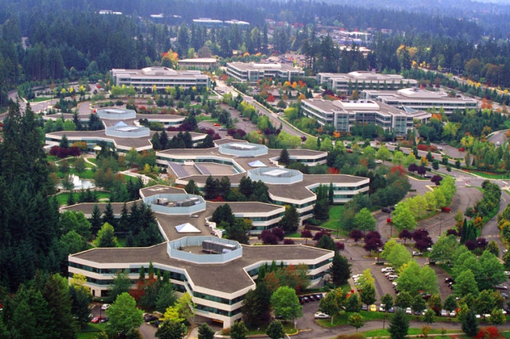 The Redmond Microsoft campus : 네이버 블로그