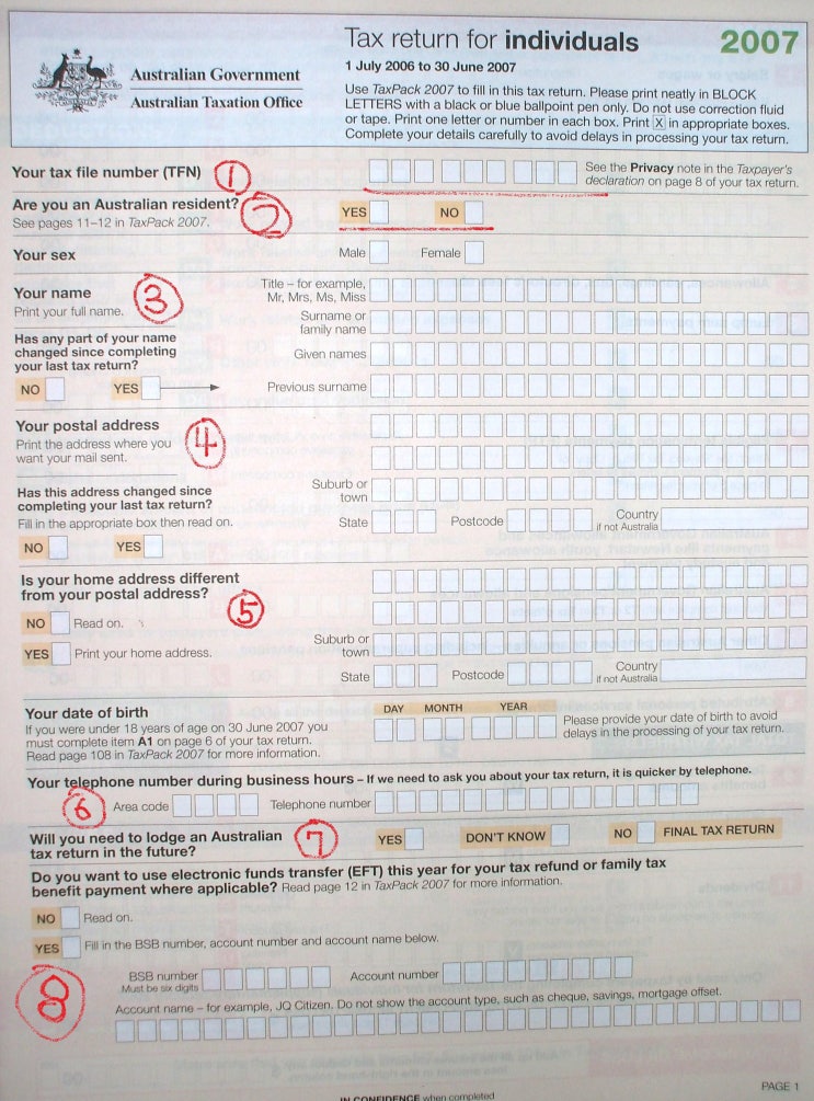 호주 세금 환급 작성법 Australia Tax Return : 네이버 블로그