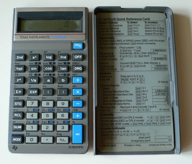 TI-35 PLUS : 네이버 블로그